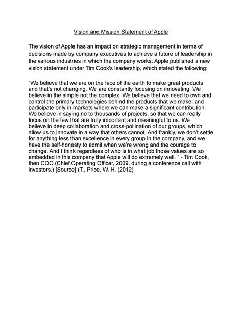 Image result for Apple Vision Statement