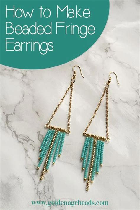 Image result for Fringe Earrings Tutorial