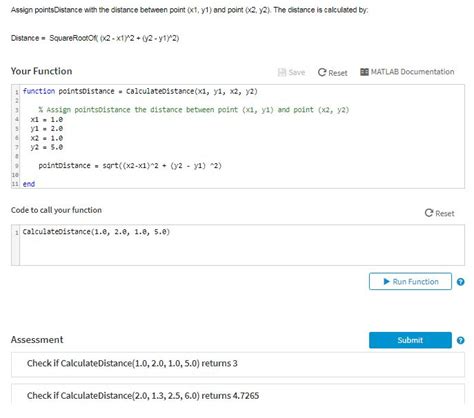 Image result for Distance Line MATLAB