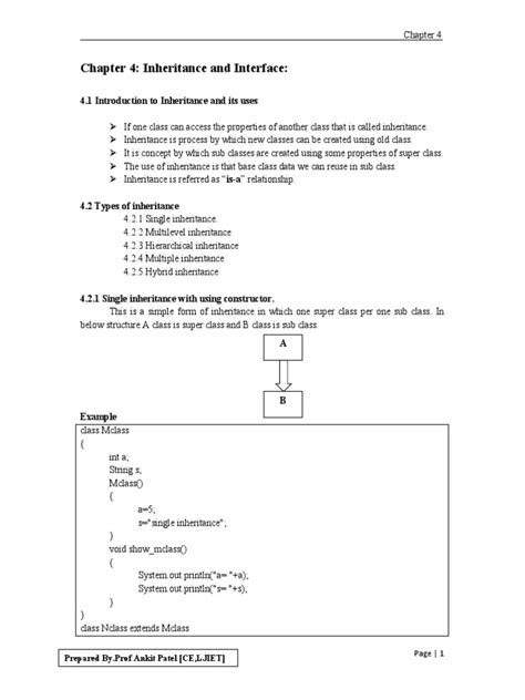 Image result for Inheritance Polymorphism and Interface Differneces Make Chart.pdf