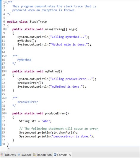 Image result for Stack Trace Error