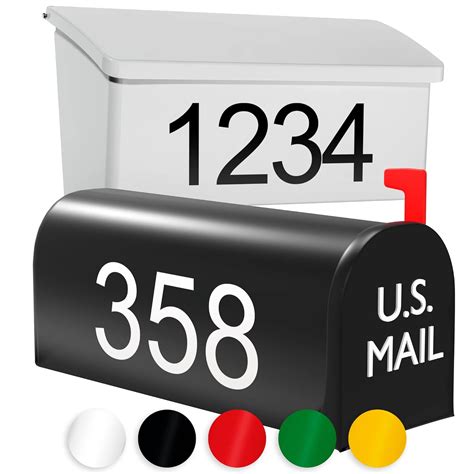 Image result for 1 Inch Mailbox Numbers