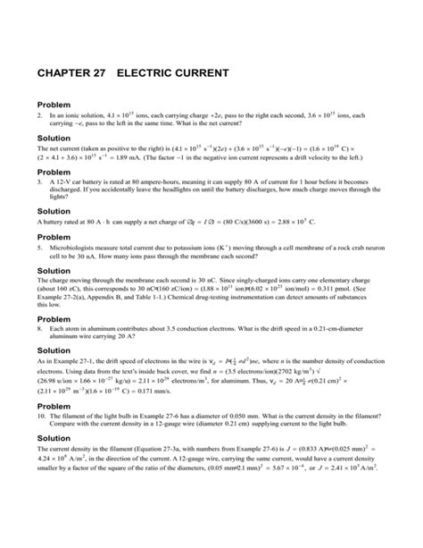 Image result for Electric Current Problems