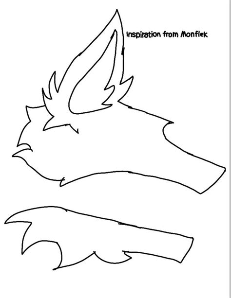 Paper Dragon Puppet Base Template - Employee Onboarding Template