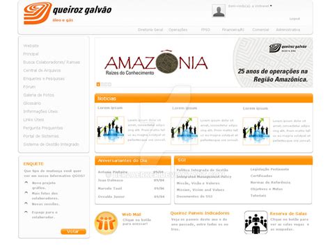 Intranet Layout 2 by Berzaerker on DeviantArt