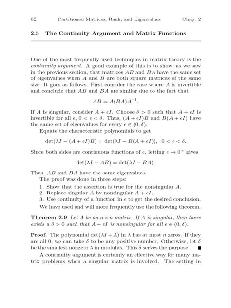 Image result for Matrix Theory Examples