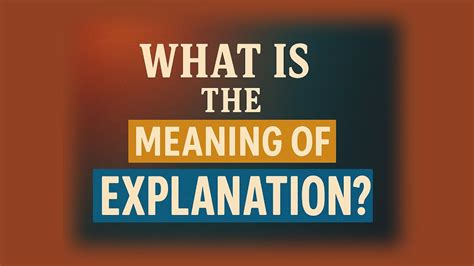 Image result for Explained Meaning