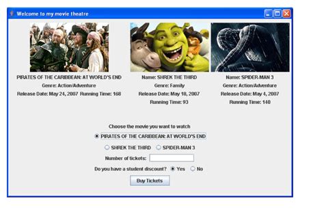 Image result for Cinema Ticketing Java Eclipse