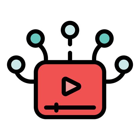 Video file icon vector flat 21904556 Vector Art at Vecteezy