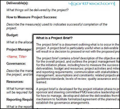 Image result for Key Elements of Project Brief