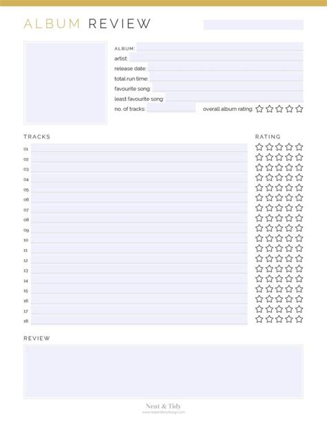 Image result for Album Review Example