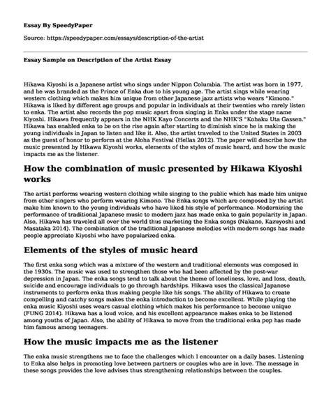 Image result for Descriptive Paper Examples