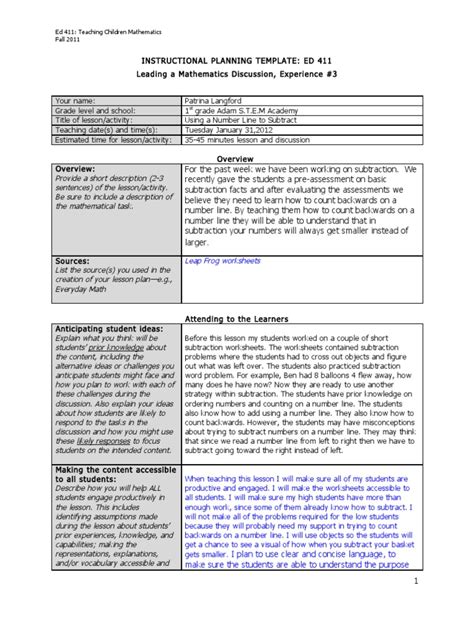 Image result for Subtraction Lesson Plan PowerPoint Example