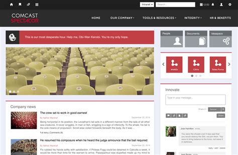 Image result for Intranet Examples Best Design