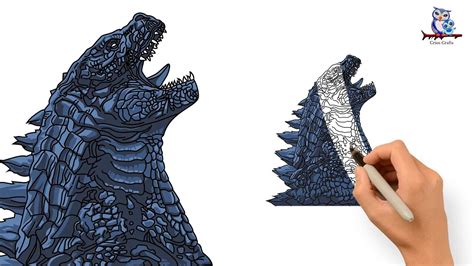 Image result for Godzilla Tutorial Draw Easy