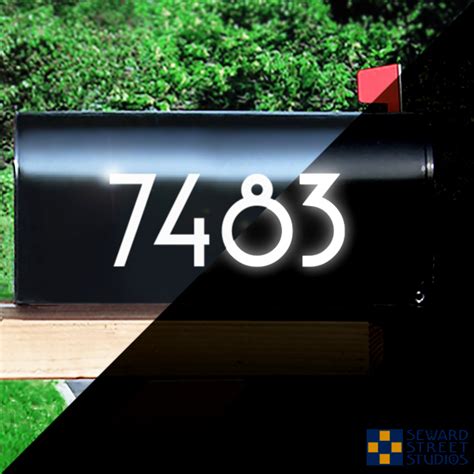 Image result for Reflective Mailbox Numbers