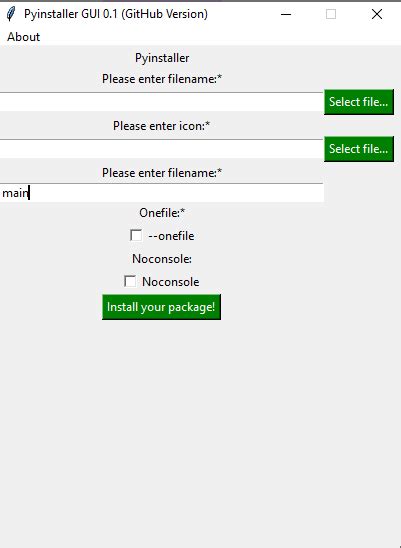 Image result for PyInstaller GUI Apps