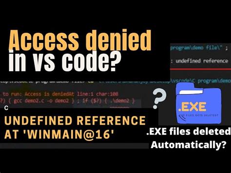 Image result for Access Is Denied in vs Code