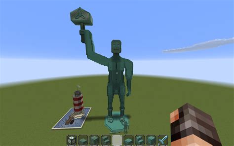 Image result for Minecraft Human Statue Small