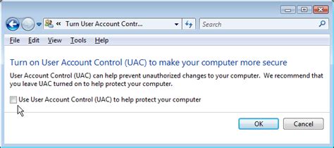 Image result for User Account Control Windows XP