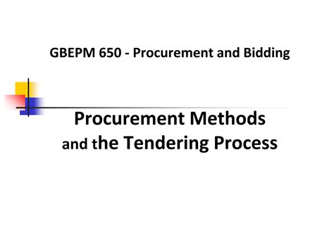 Image result for Tendering Process in Procurement