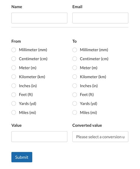Image result for Length Conversion Formula
