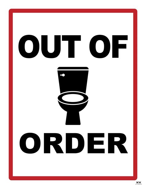 Image result for Out of Order Sign