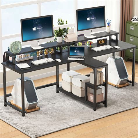 Image result for Two Computer Desk
