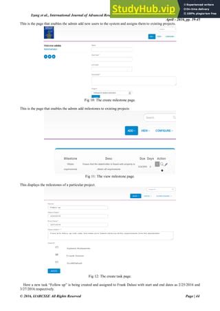 Image result for Web-Based Project Management System