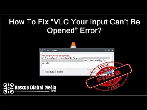 Image result for How to Fix VLC Error