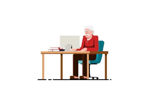 Image result for Old Man Using Computer