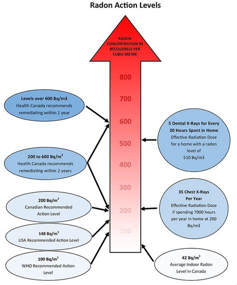 Image result for Safe Radon Level