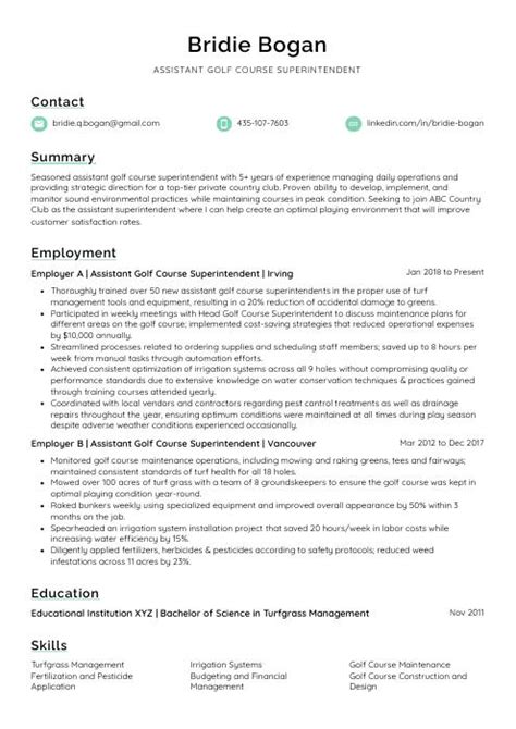 Image result for Golf Course Set Up Sheet for Superintindent Example