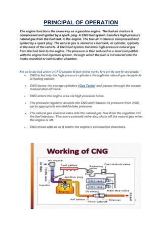 Image result for How CNG Engine Works