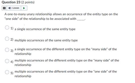 Image result for Unary Relationship Example