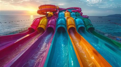 Image result for Colorful Water Slide