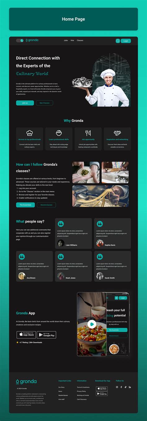 Image result for Chef Website Design