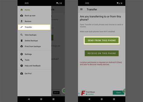 Image result for Transfert Message Android