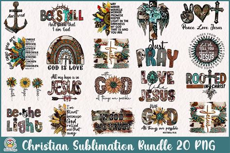 Christian Sublimation Bundle Graphic by owlsome.designs · Creative Fabrica