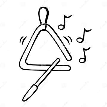 Image result for Triangle Instrument Line Drawing