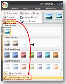 Image result for Set Transparent Color PowerPoint