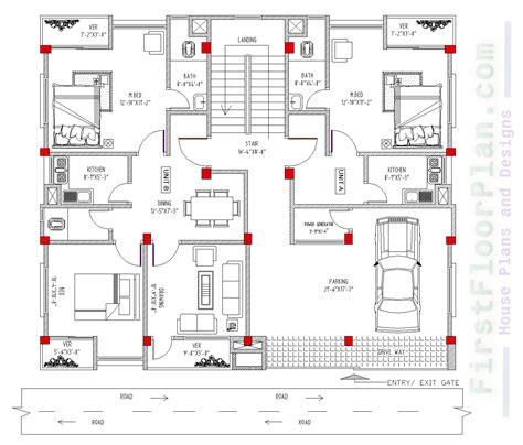 Image result for 3 Unit Building Layout
