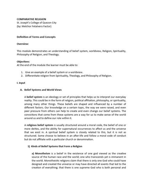 Image result for Comparative Religion Class