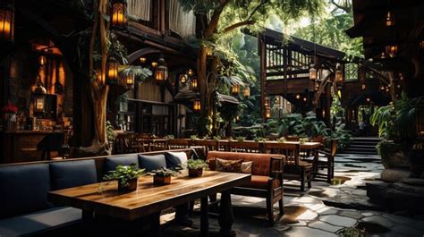 Image result for Rustic Restaurant Set Up