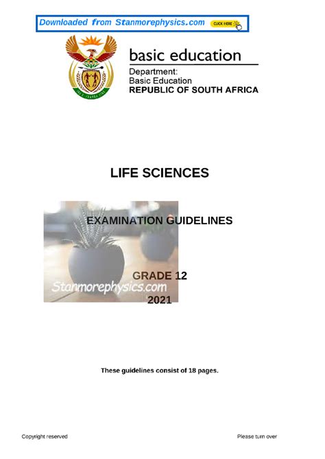 Image result for Study Guide for Life Science Grade 12