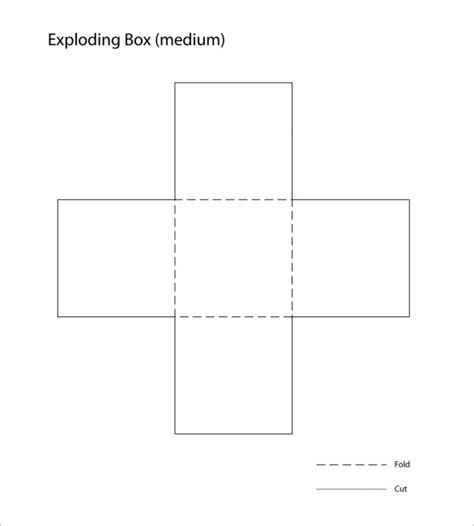Image result for Exploding Box Template