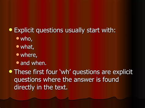 Image result for Implicit and Explicit Questions