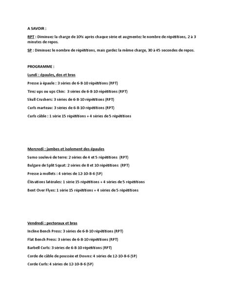 Image result for Programme Musculation 2020