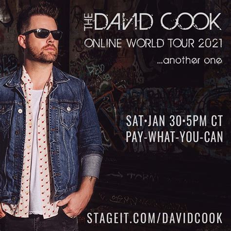 Image result for David Cook Tour