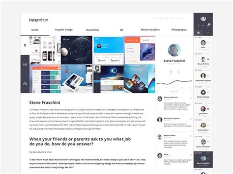 Image result for Interview Page. Examples